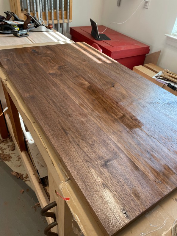 Walnut Coffee Table, Chamfer and Finish | orepass